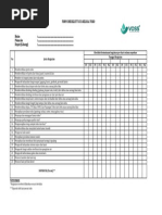 Checklist Kebersihan Harian | PDF