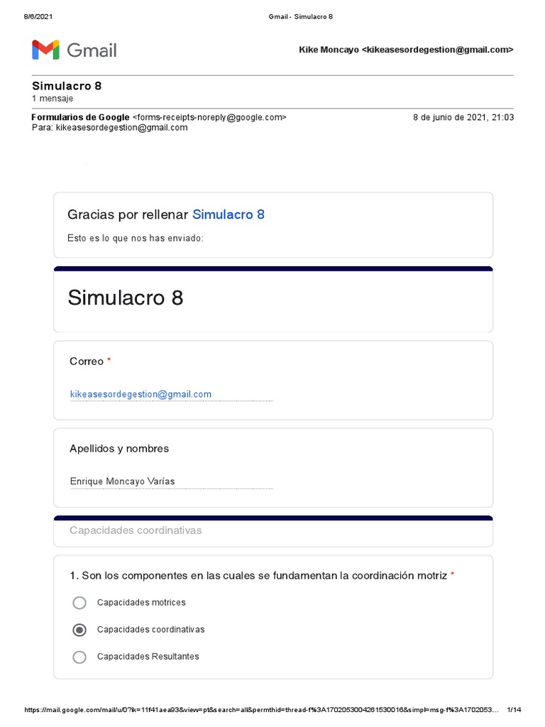 Simulacro 8 | PDF | Ritmo | Vóleibol