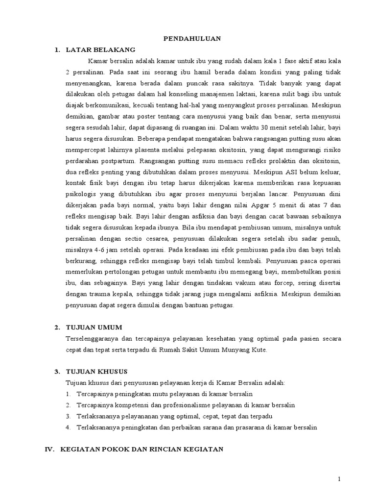 Referensi Program Kerja VK | PDF