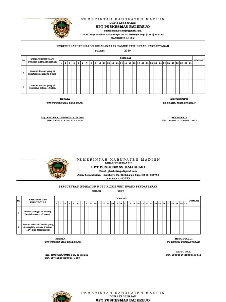 01 - Ikp Unit Pelayanan Ruang Pendaftaran | PDF
