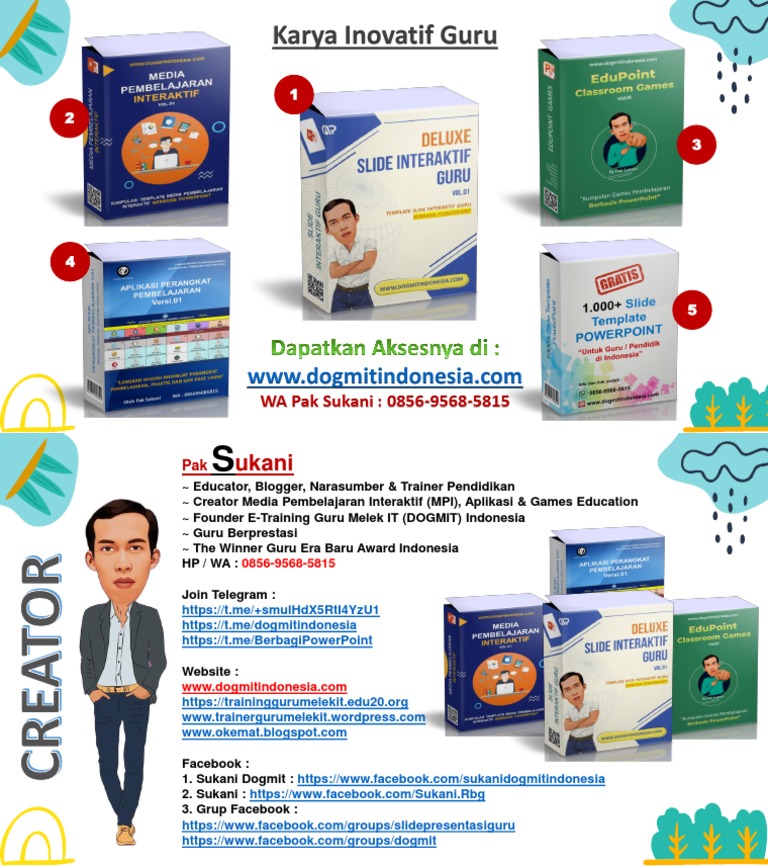 Karya Inovatif Guru: WA Pak Sukani: 0856-9568-5815 | PDF