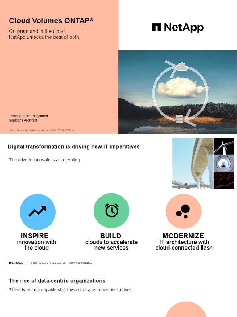 NetApp CVO Webinar 180422 - SP - USPS | PDF | Cloud Computing | Computing