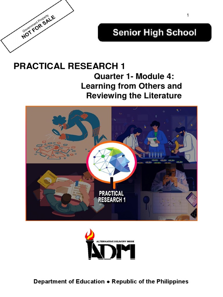 Practical Research 1: Quarter 1-Module 4: Learning From Others and ...
