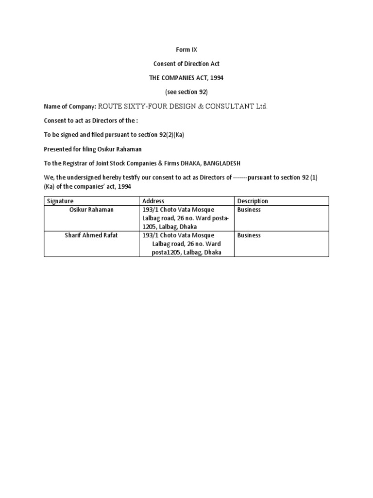 Route Sixty-Four Design & Consultant LTD | PDF