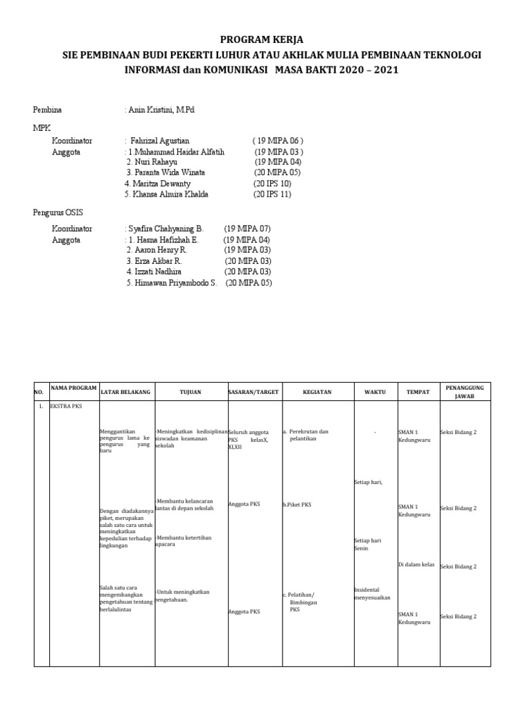 Proker Sie 2 2019-2020 New | PDF