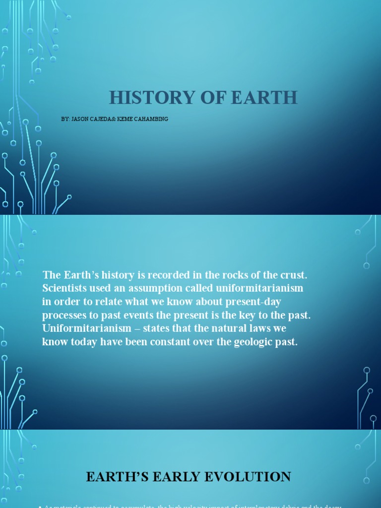 History of Earth | PDF | Geologic Time Scale | Geology