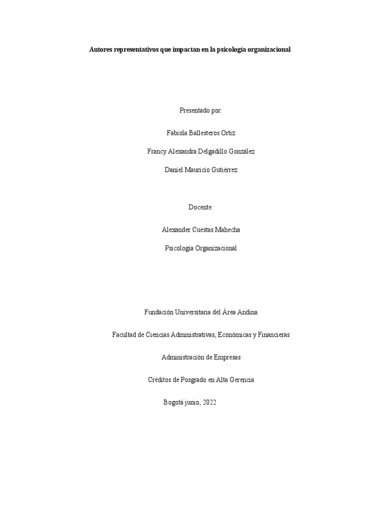 El Factor Del Talento Humano en Las Organizaciones | PDF | Sicología | Motivacional