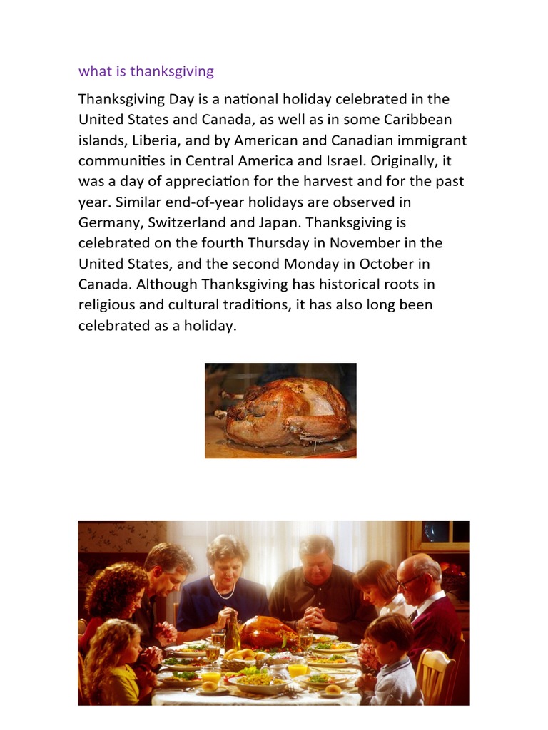 Understanding Thanksgiving and Halloween | PDF