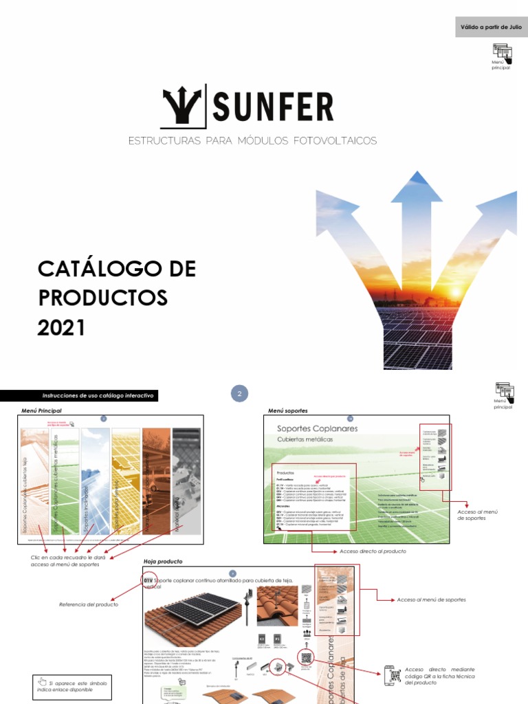 Estructura FV Sunfer | PDF | Hormigón | Tornillo