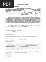 Special Power of Attorney Bir Business Closure | PDF | Power Of ...