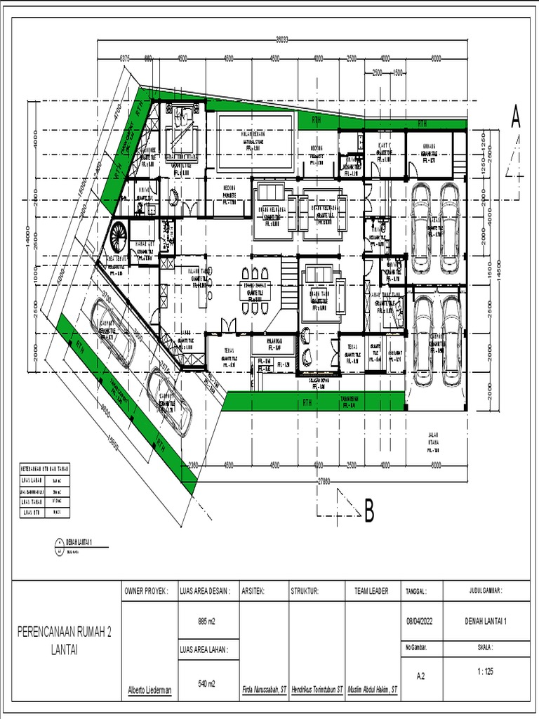 Denah RTH Pak Alberto | PDF
