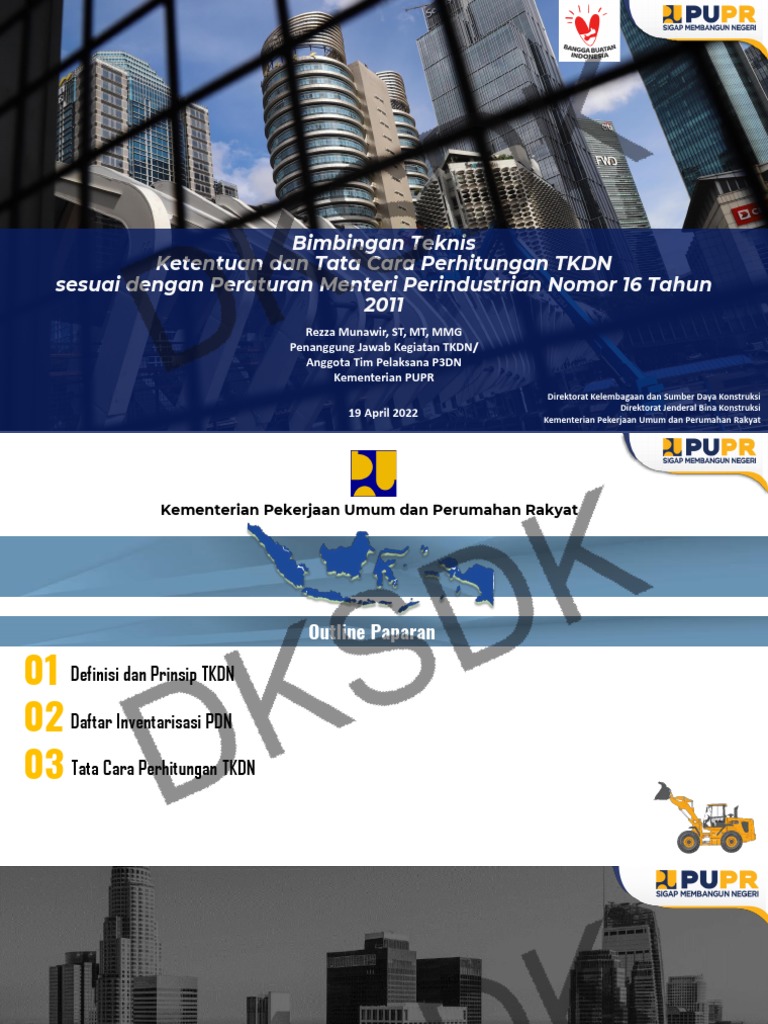 WM - Bimtek TKDN - Dit KSDK - 190422 | PDF
