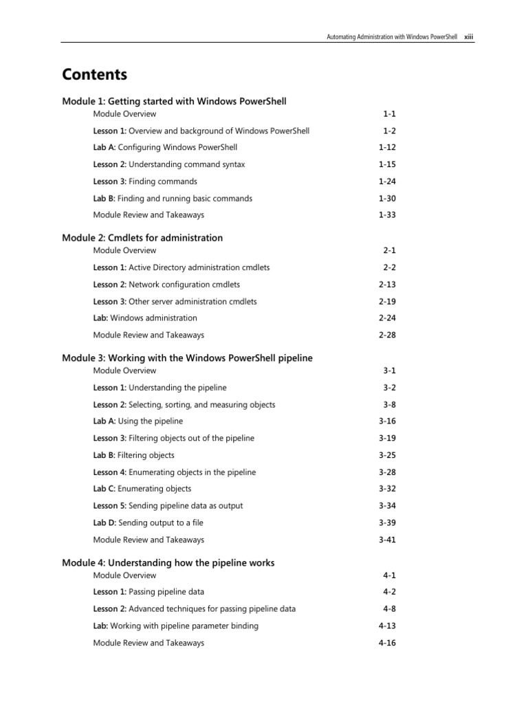 Automating Administration with Windows PowerShell | PDF | Information Age | Operating System ...