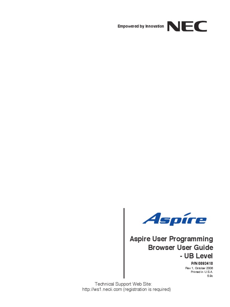 Aspire WebPro User Programming Manual | PDF | Icon (Computing) | Password