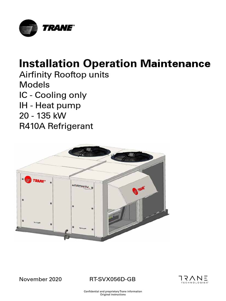 Airfinity IOM 2021 | PDF | Air Conditioning | Heat Pump
