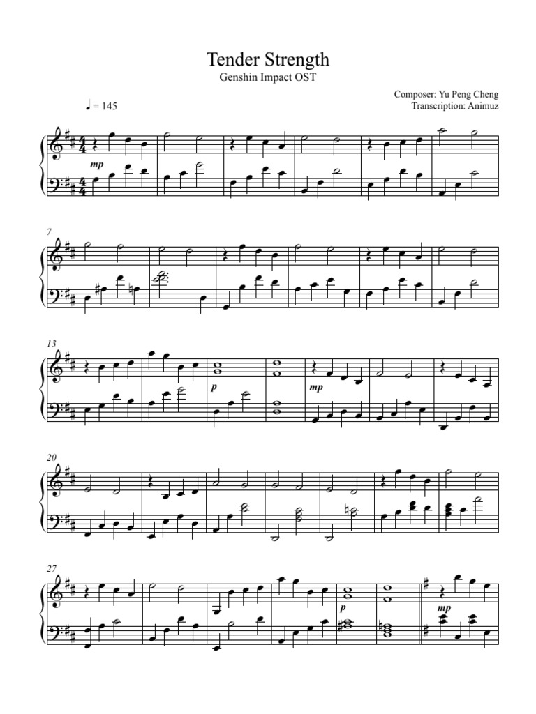Tender Strength | PDF