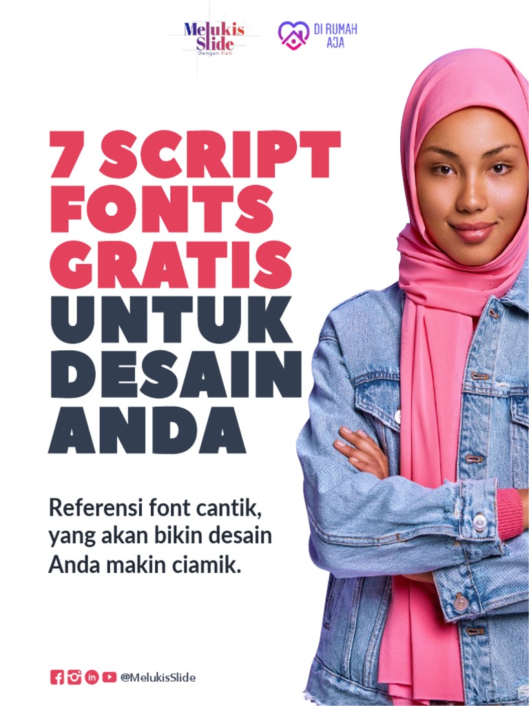 Referensi 7 Font Script Gratis | PDF