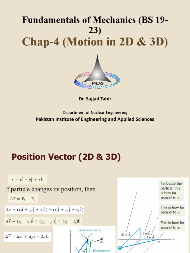 Chap-4 (Motion in 2D) | PDF | Acceleration | Velocity