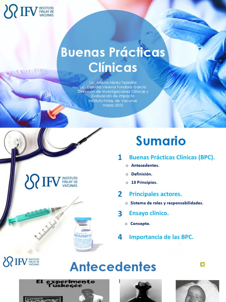 Buenas Prácticas Clínicas | PDF | Ensayo clínico | Cuidado de la salud