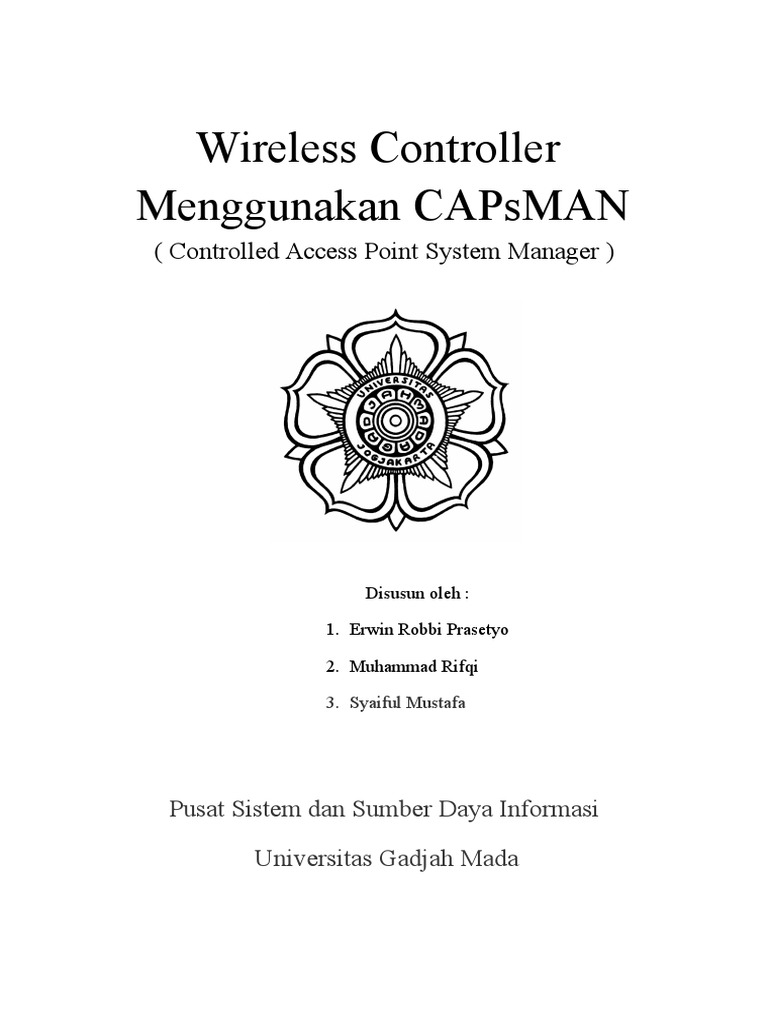 Konfigurasi CAPsMAN untuk Mikrotik | PDF | Komputer