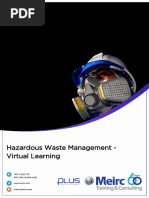 ISO 14001 Waste Management Checklist: General Waste Management Non-Hazardous Waste Hazardous ...