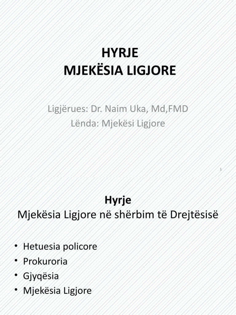 Ligjerata 1 | PDF