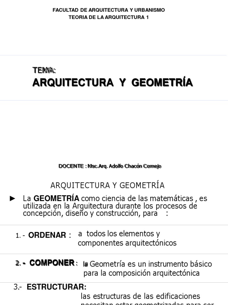 Arq.y Geometria - Formas - Analogias | PDF | Geometría | Naturaleza