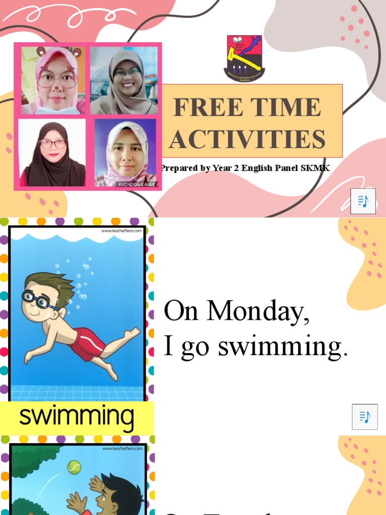 Free Time Activities: Prepared by Year 2 English Panel SKMK | PDF