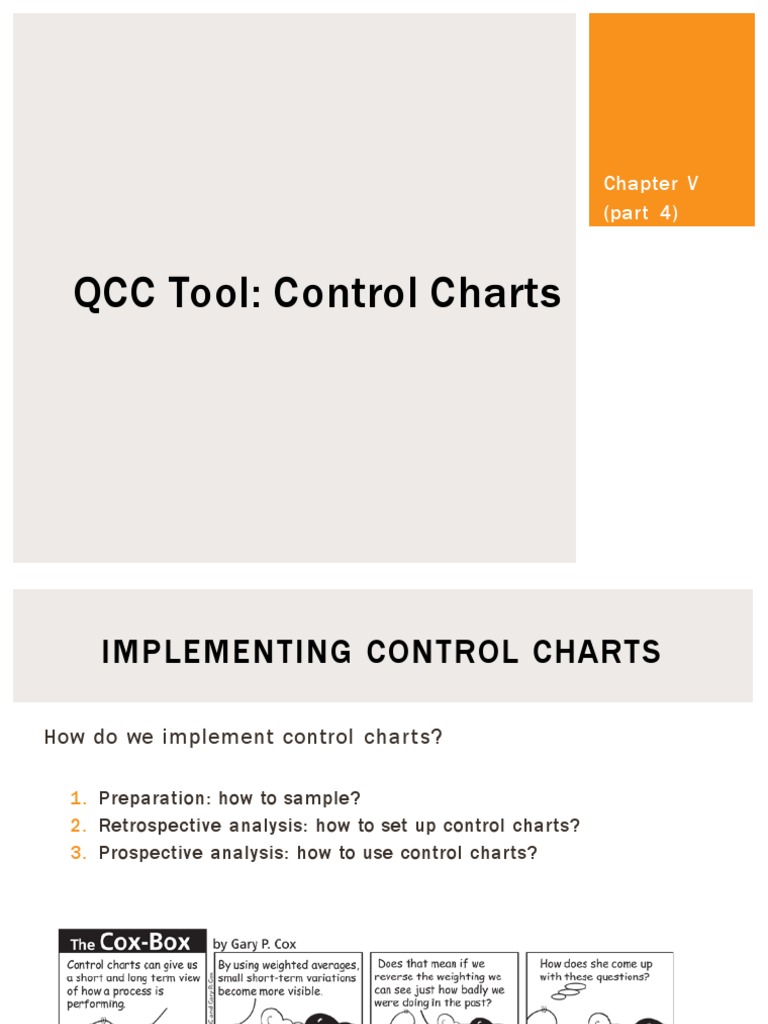 QCC Tool: Control Charts: (Part 4) | PDF | Sampling (Statistics ...
