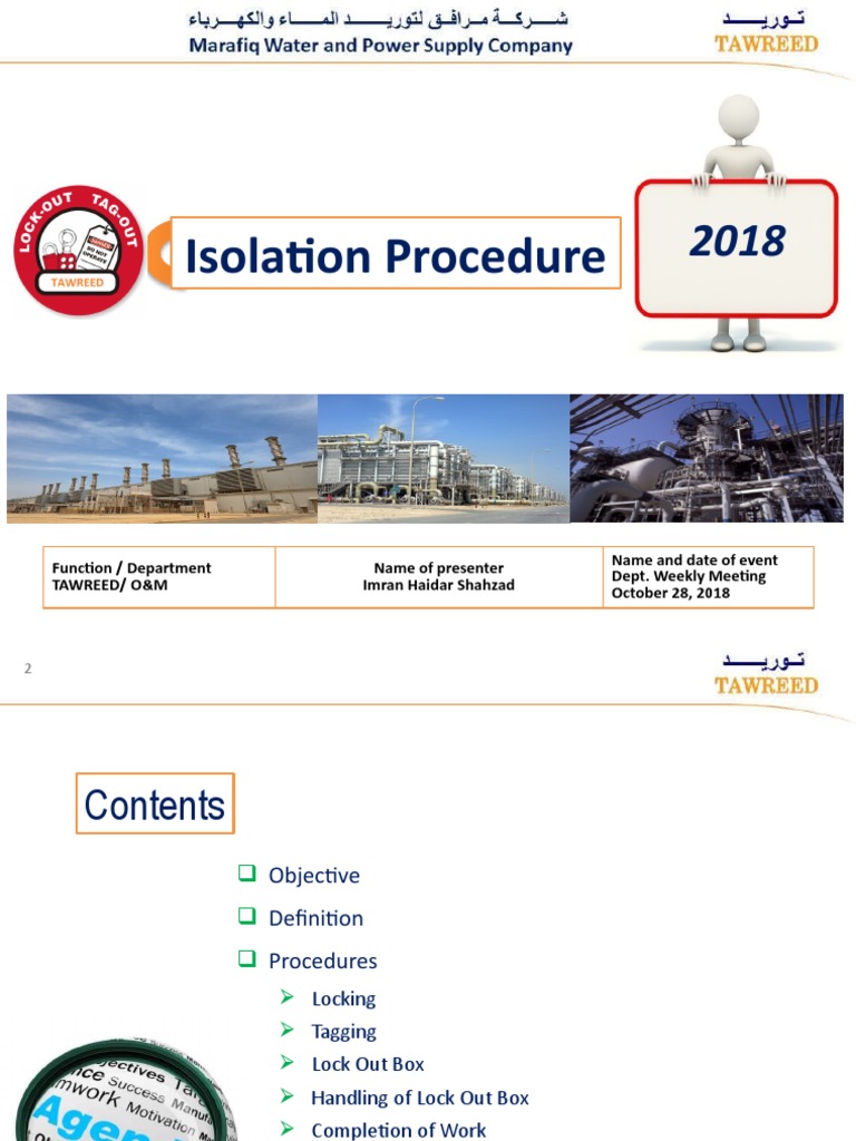 Isolation Procedure 28 October 2018 (IHS) | PDF | Safety