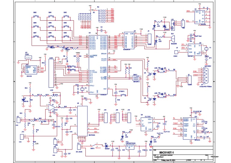 89C51 RD-Schema | PDF