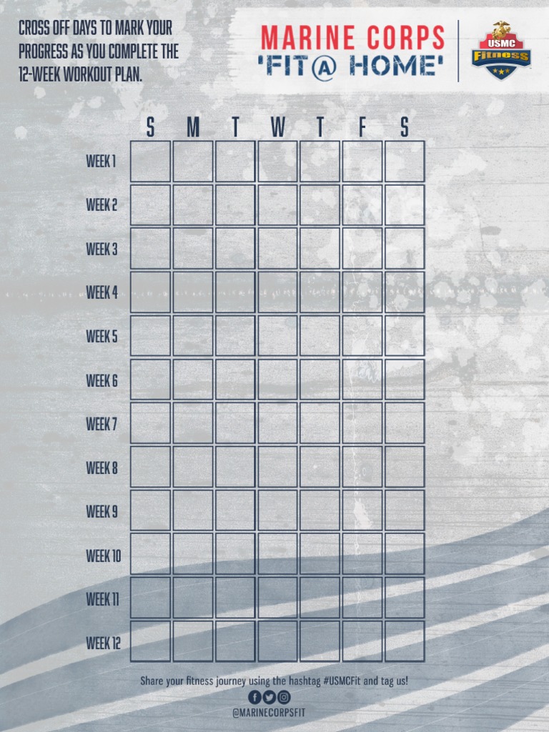 USMC-Fit-@-Home-Workout-Plan[8-8] | PDF