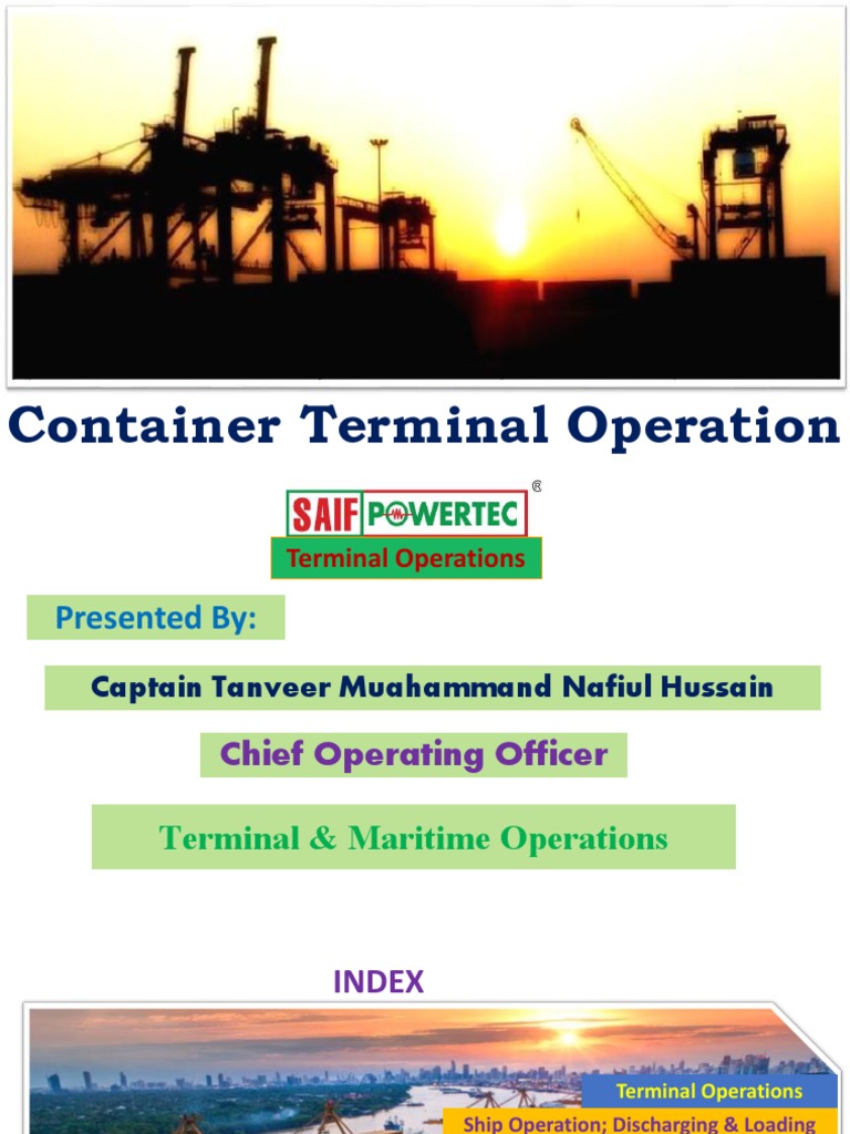 Module 13 Terminal Operator Chittagong Port | PDF | Containerization ...