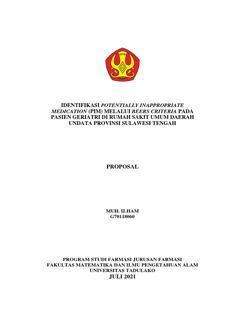 Proposal - Muh. Ilham - 18060 - Fix Acc | PDF | Pengembangan Diri