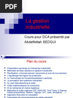 Gestion de La Production Cours 1 | PDF