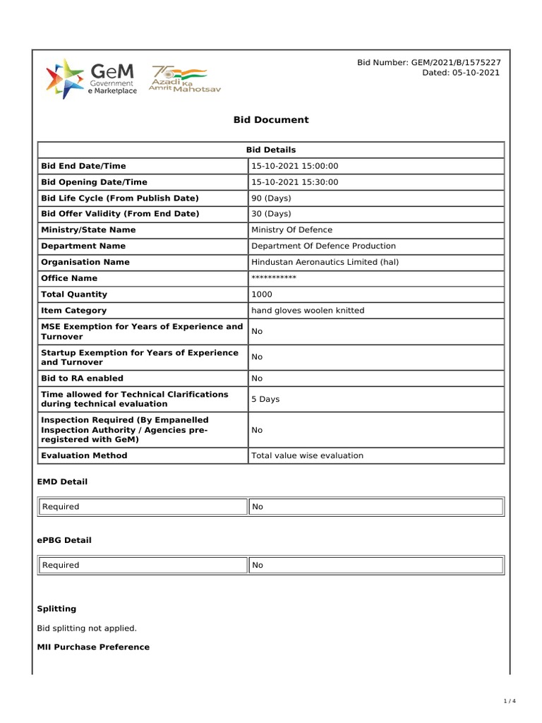 Bid Document | Download Free PDF | Procurement | Specification (Technical Standard)
