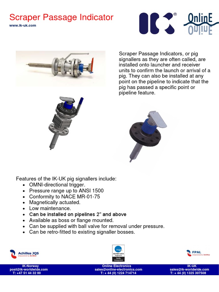 Scraper Passage Indicator | PDF