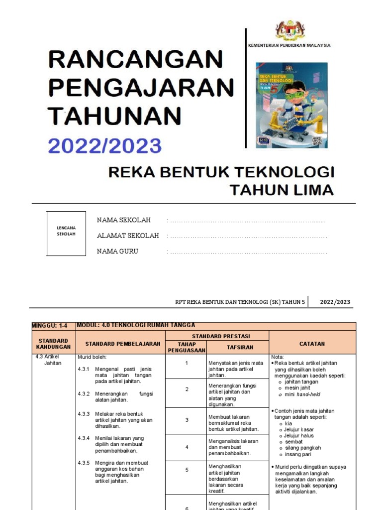 RBT Tahun 5 | PDF