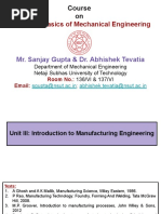 Industrial Materials and Processes Handout | PDF | Casting | Metals