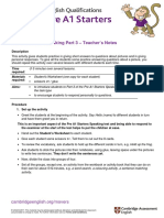Flyers Speaking test - Part 1 | PDF