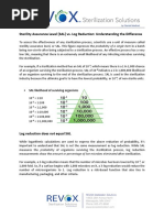 Log Reduction Calculation | PDF | Colony Forming Unit | Logarithm