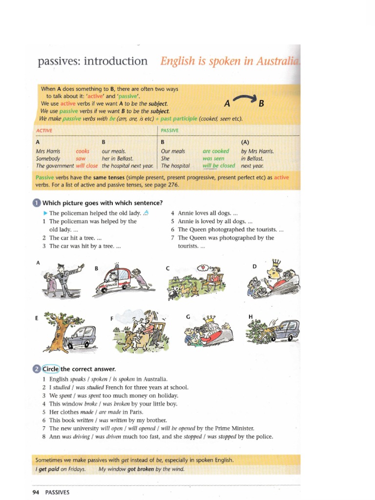 Active and Passive Voice | PDF | Verb | Grammatical Tense