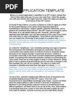 Discord Moderator Application Template | PDF | Cyberspace