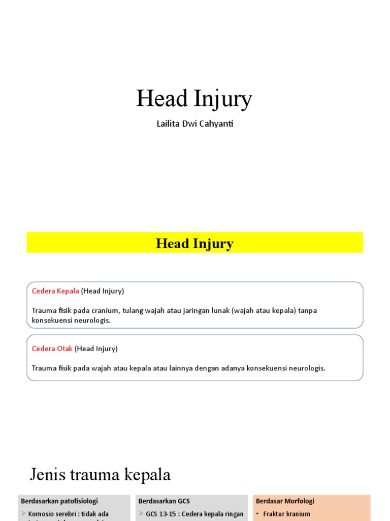 Head Injury | PDF