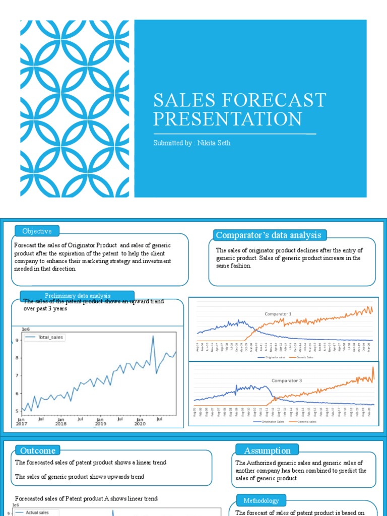Sales Forecast Presentation: Submitted By: Nikita Seth | PDF ...
