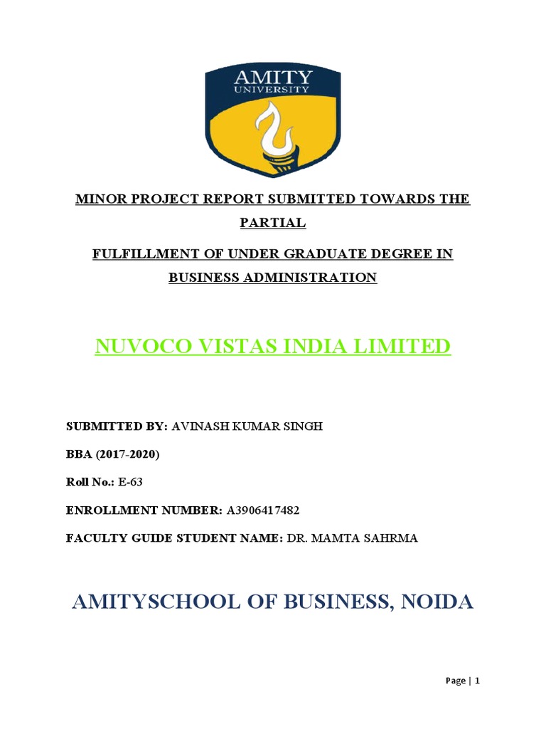 Final NTCC Project | PDF | Business | Economies