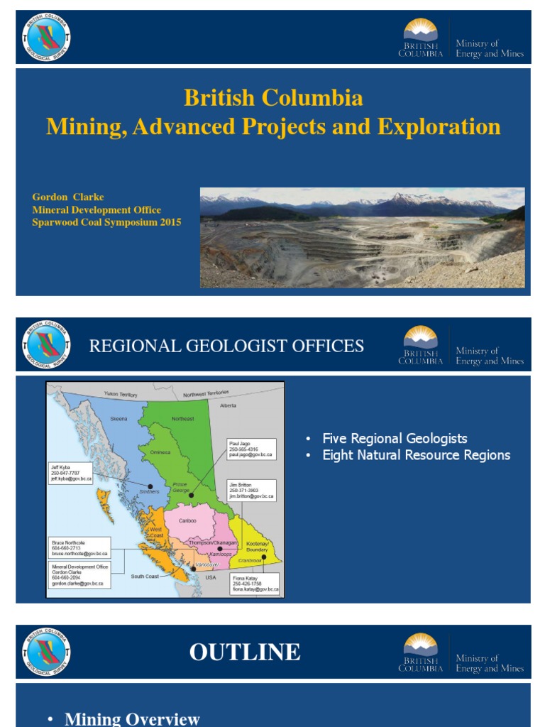 British Columbia Mining, Advanced Projects and Exploration | PDF ...