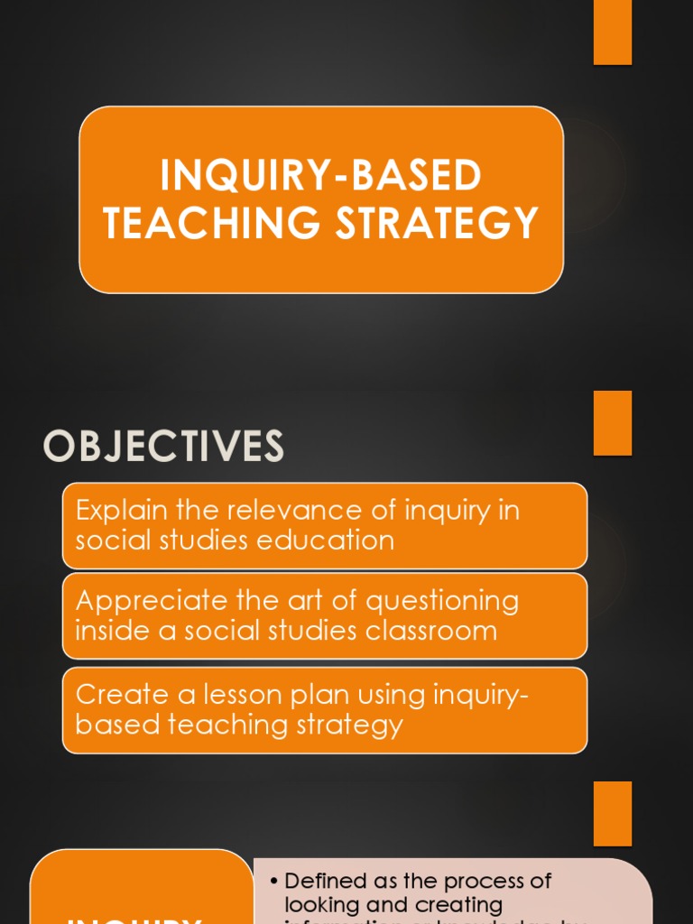 Inquiry-Based Teaching in Social Studies | PDF | Teaching Method ...