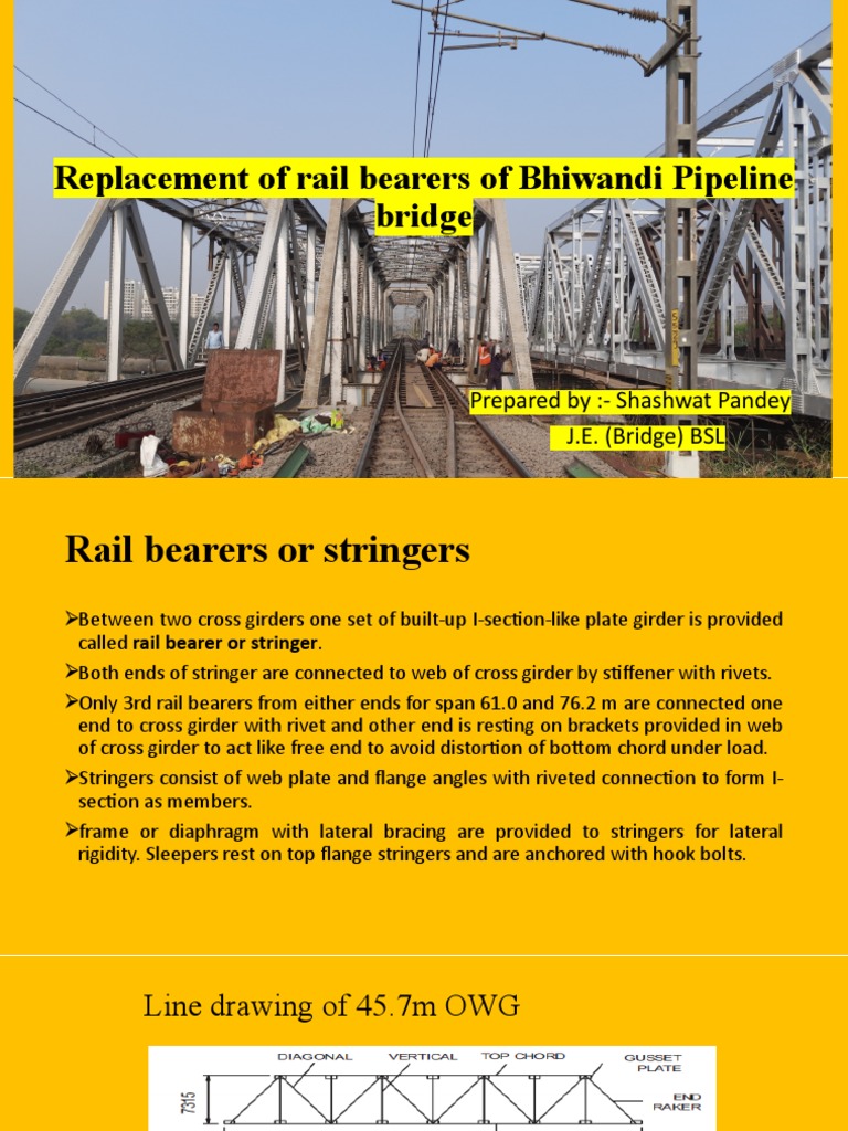 Replacement of Rail Bearers | PDF | Corrosion | Truss