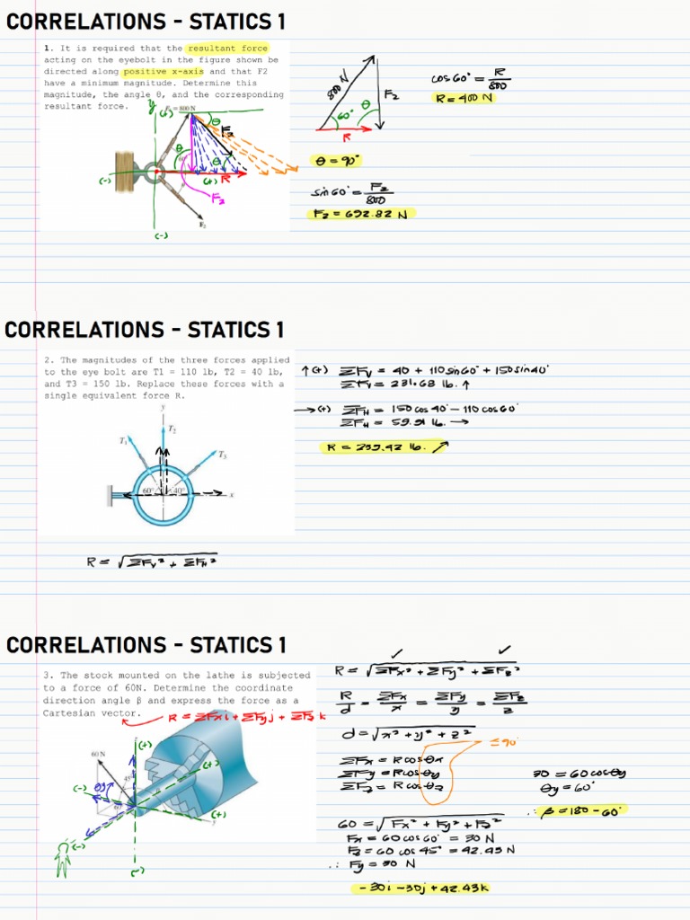 Statics 1 | PDF